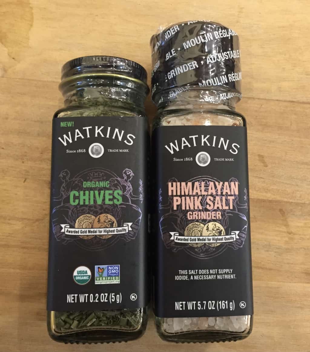 Watkins Organic Chives and Himalayan Pink Salt Grinder - Yelm Food Coop