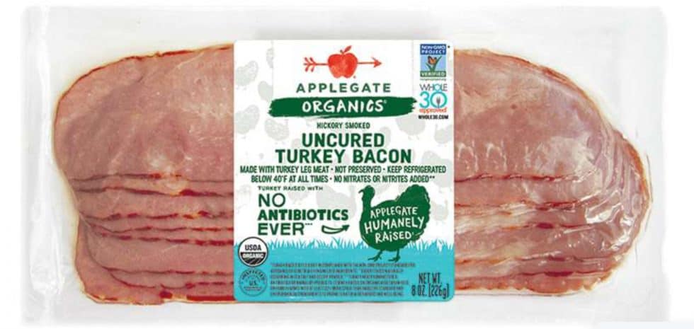 Applegate Organic Uncured Turkey Bacon - Yelm Food Coop