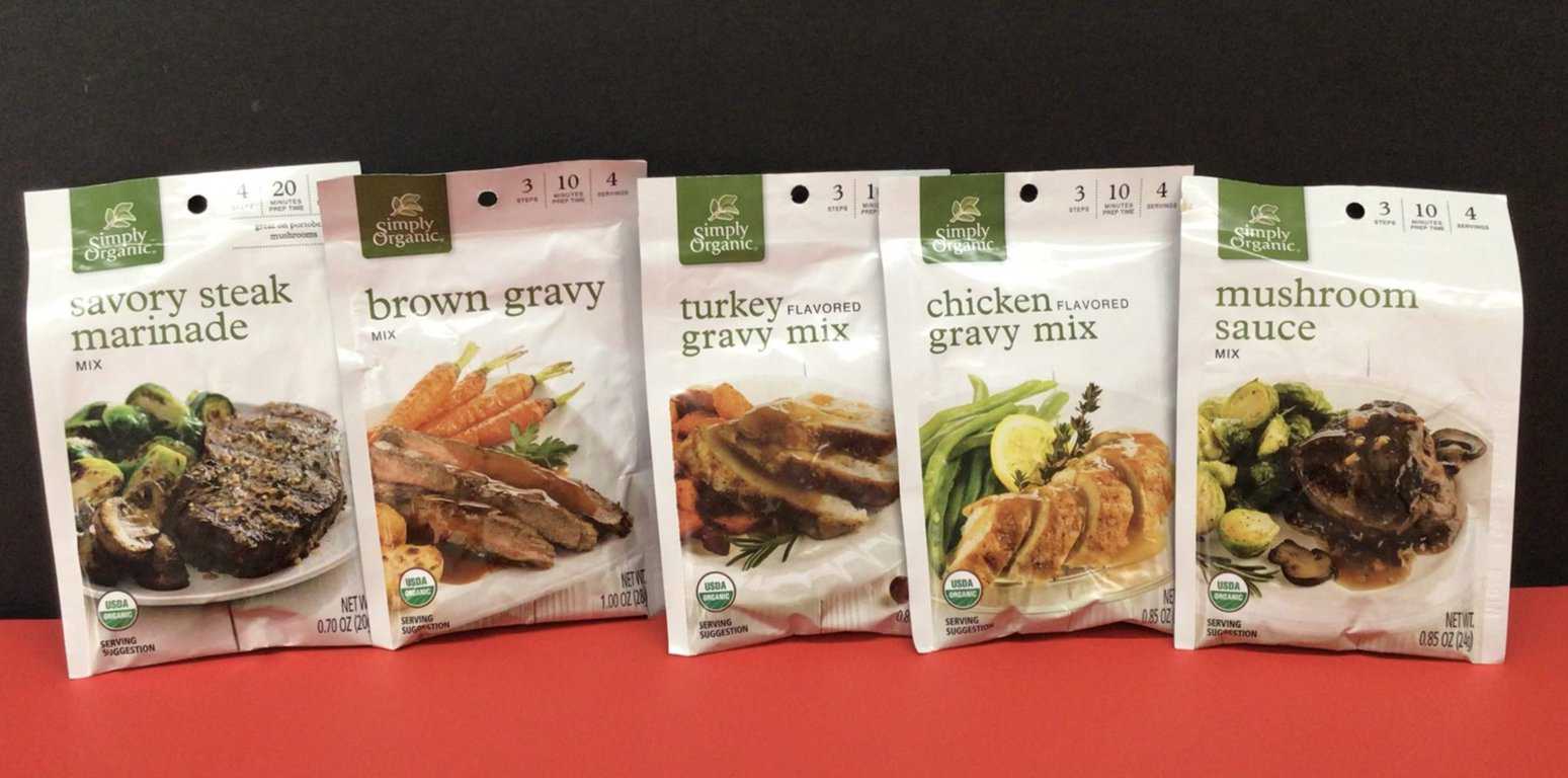 Simply Organic Gravy Mixes - Yelm Food Coop