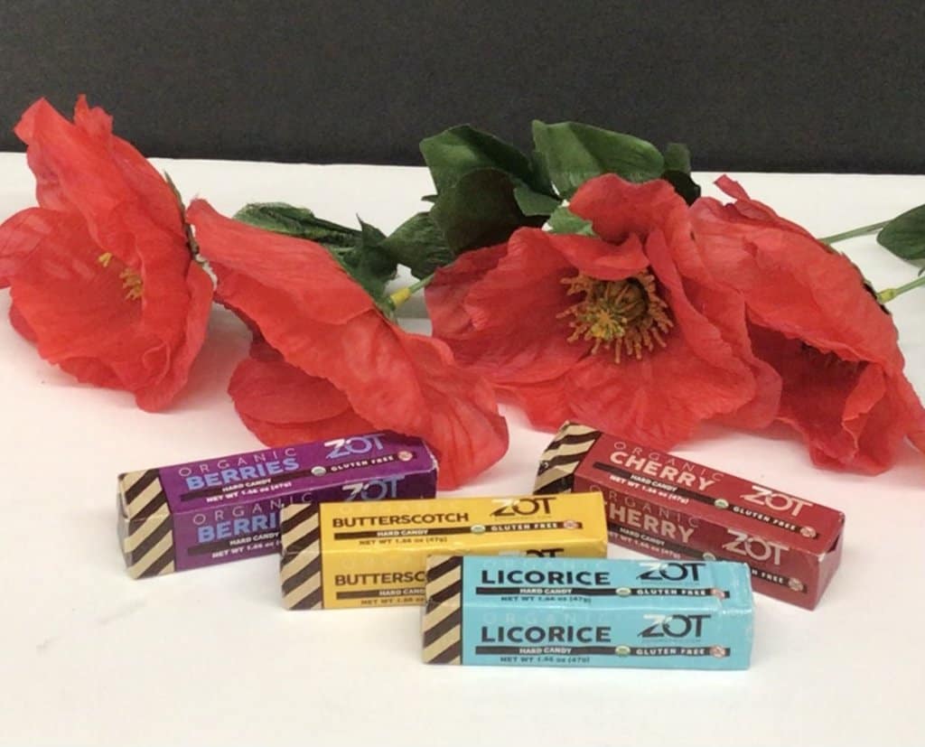 Organic Gluten-free ZOT hard candies - Yelm Food Coop