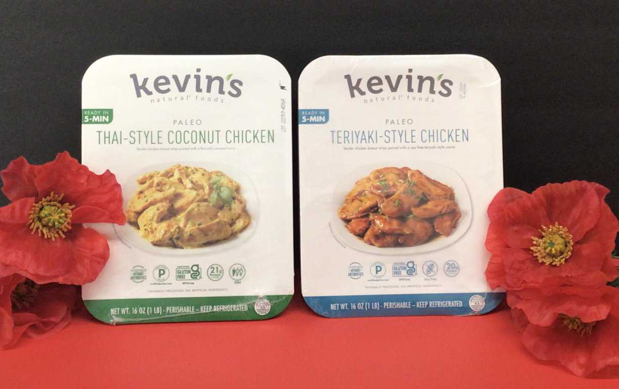 Kevin’s Natural Foods Thai-Style Coconut Chicken and Teriyaki-Style ...