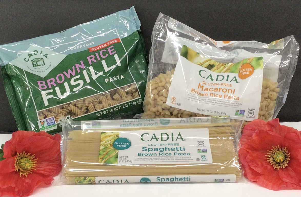 Cadia Rice Fusilli, Macaroni and Spaghetti - Yelm Food Coop