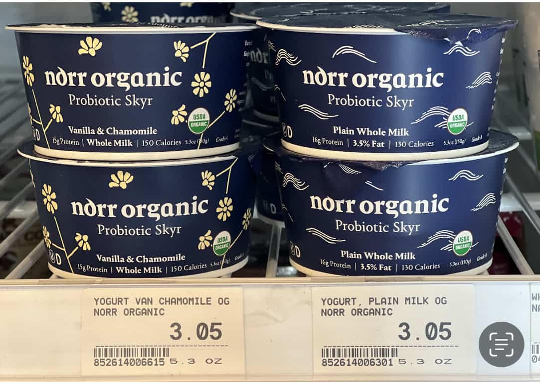 Nòrr Organic Skyr Yogurts - Yelm Food Coop
