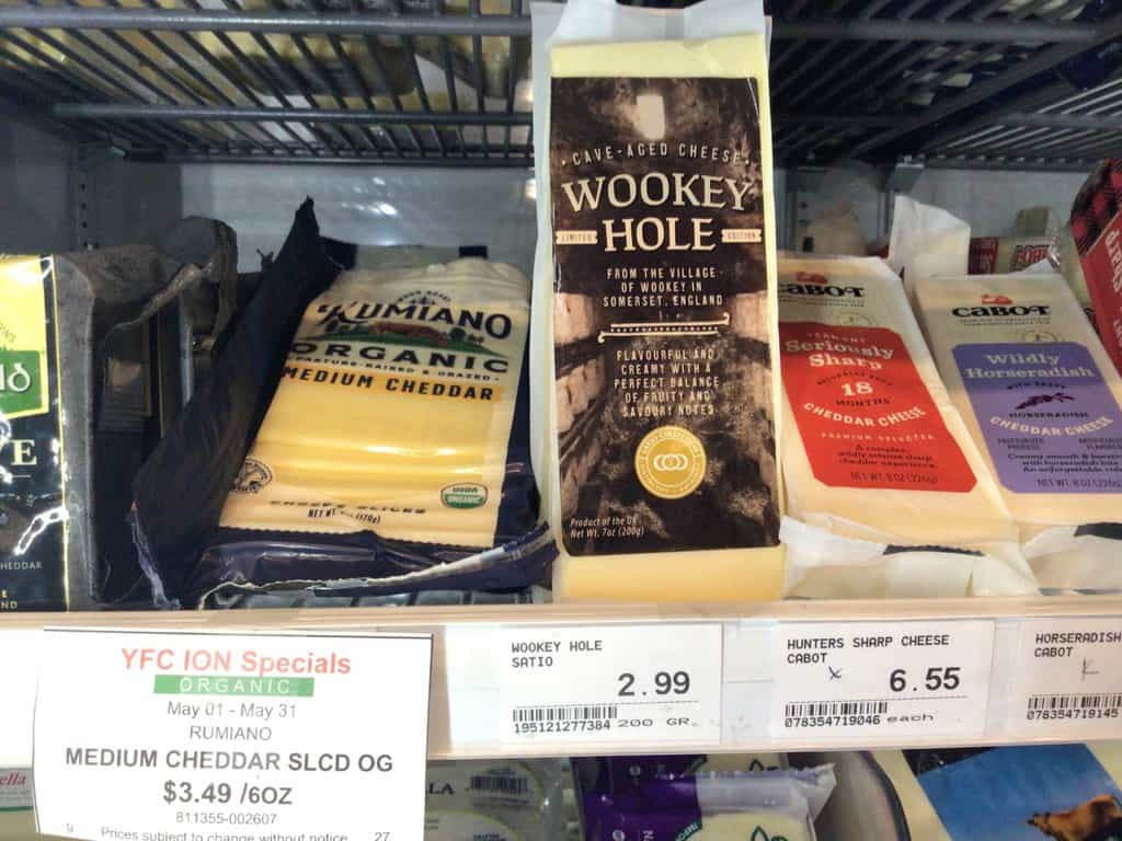 Cheeses from the UK and Italy at great prices - Yelm Food Coop