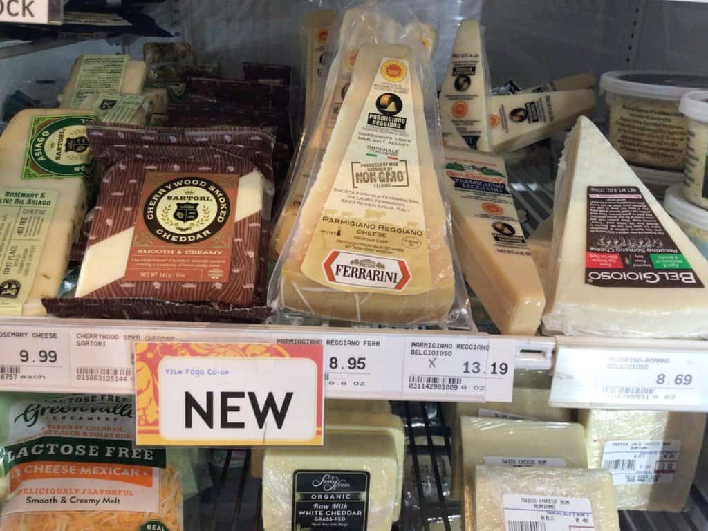 Cheeses from the UK and Italy at great prices - Yelm Food Coop