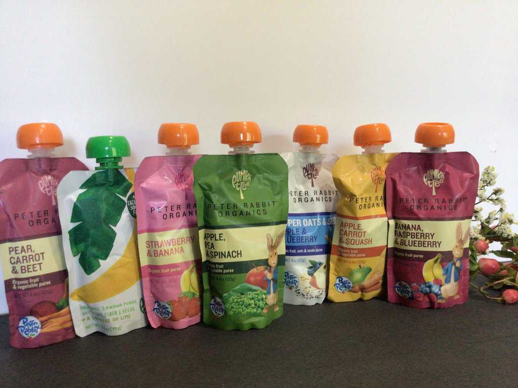 Peter Rabbit Organic Fruit and Vegetable Purées. - Yelm Food Coop