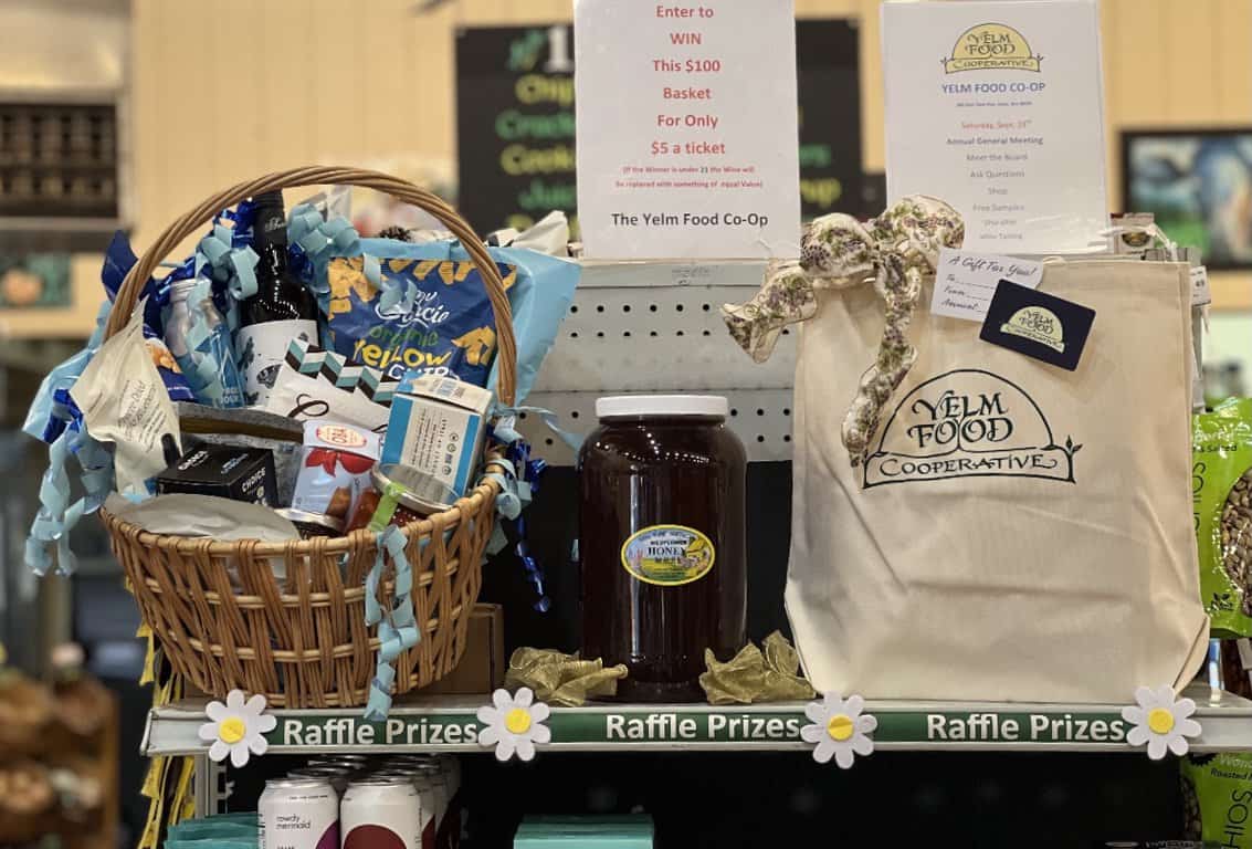 Three Raffle Prizes - Yelm Food Coop
