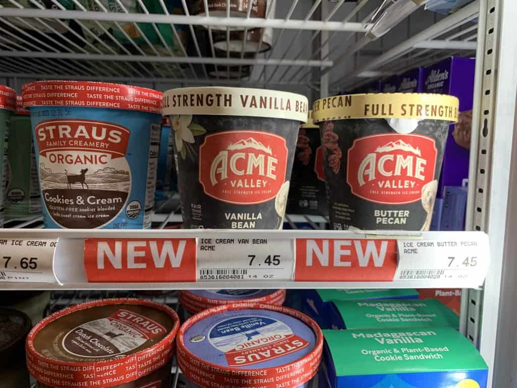 Straus Eggnog and Acme Valley Ice Cream! - Yelm Food Coop