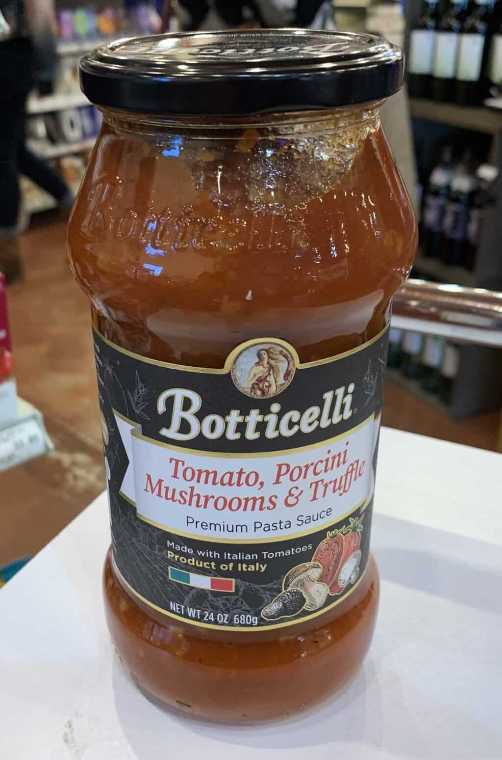Botticelli Tomato, Porcini Mushrooms & Truffle Premium Pasta Sauce ...