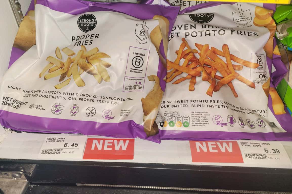 Strong Roots Proper Fries and Oven Baked Sweet Potato Fries - Yelm Food ...