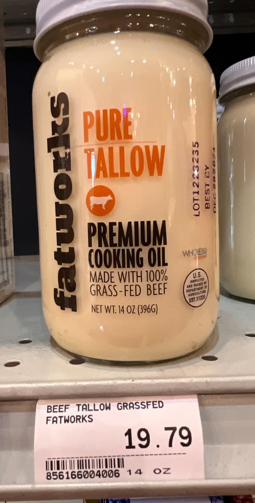 Fatworks Pure Tallow Premium Cooking Oil. - Yelm Food Coop Fatworks Pure Tallow Premium Cooking Oil. - Yelm Food Coop