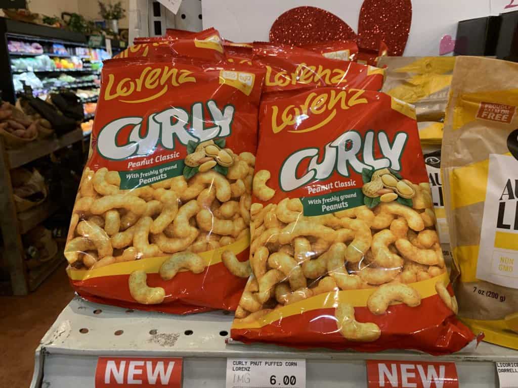 Lorenz Curley Puffed Corn - Yelm Food Coop