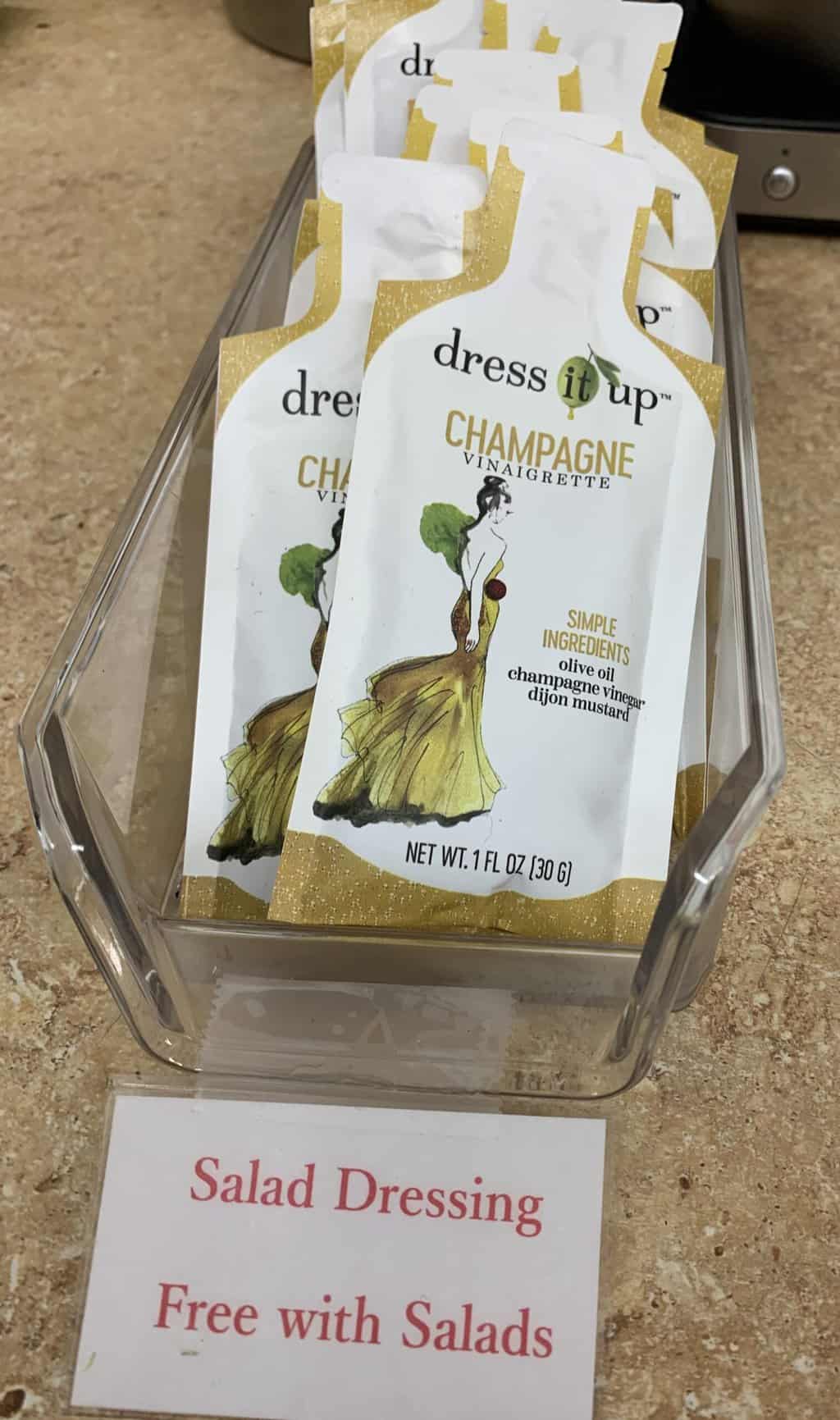 Dress It Up Champagne Vinaigrette Salad Dressing packets free with ...