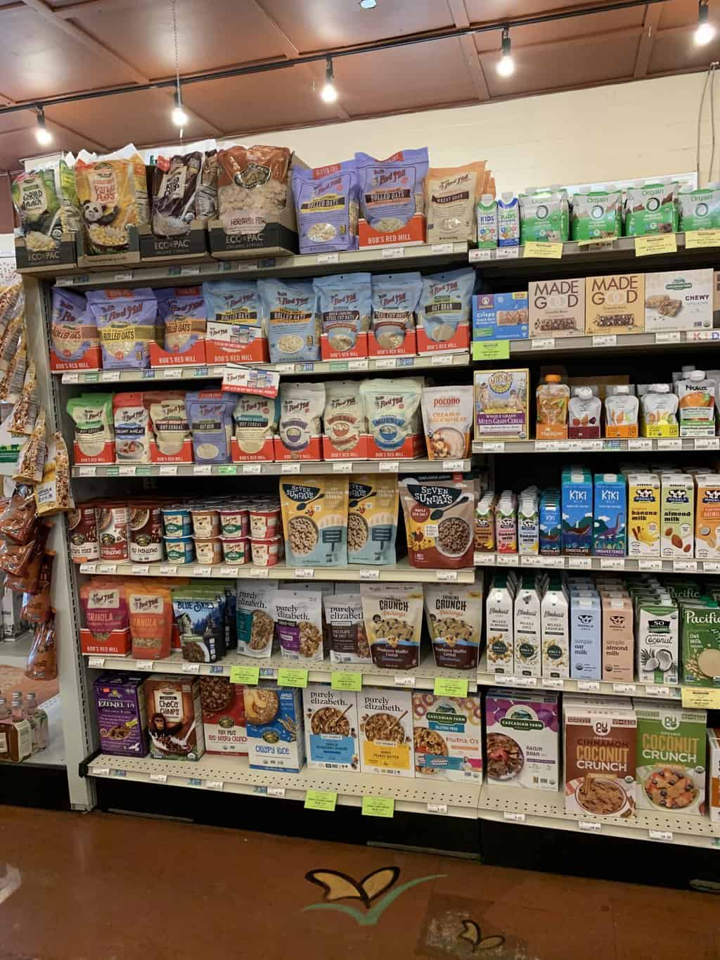 We just rearranged the cereal display - Yelm Food Coop