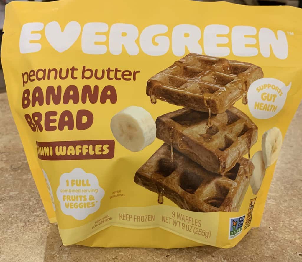 Evergreen Peanut Butter Banana Bread Mini Waffles - Yelm Food Coop