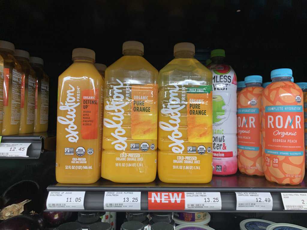 Evolution Fresh Organic Juices - Yelm Food Coop