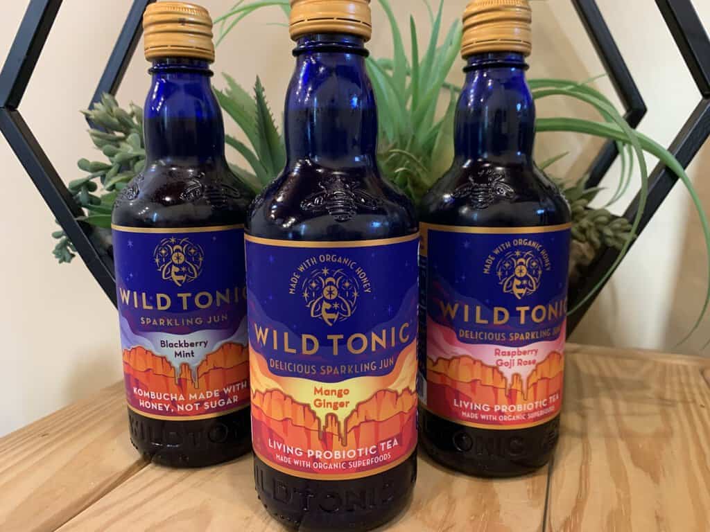 Wild Tonic Jun Kombucha Mango Ginger - Yelm Food Coop