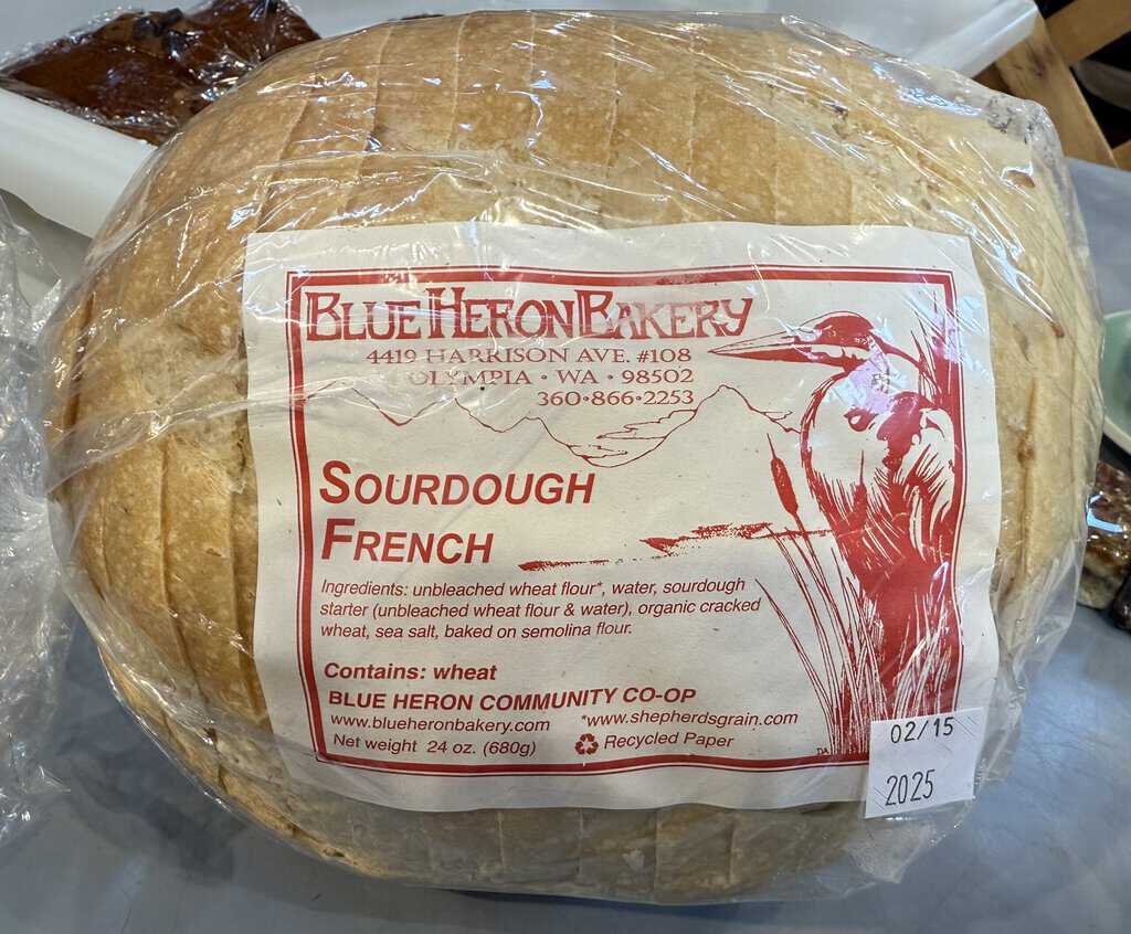 Blue Heron Bakery sliced Breads - Yelm Food Coop