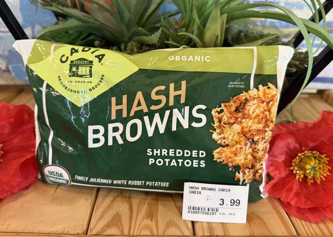 Cadia organic Hash Browns Shredded Potatoes. - Yelm Food Coop