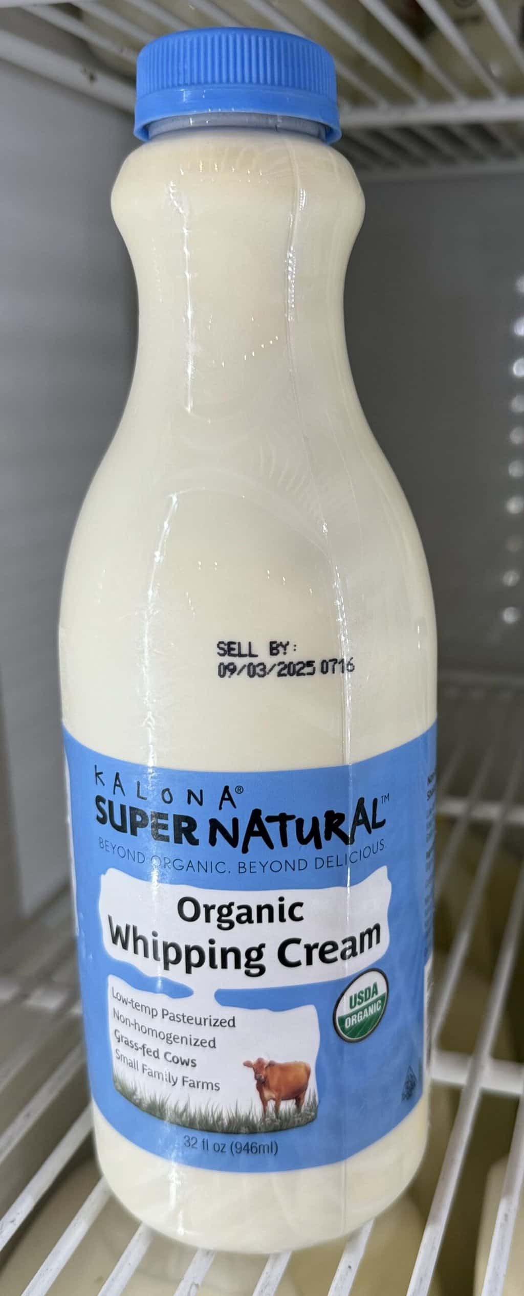 Kalona Super Natural Organic Whipping Cream - Yelm Food Coop