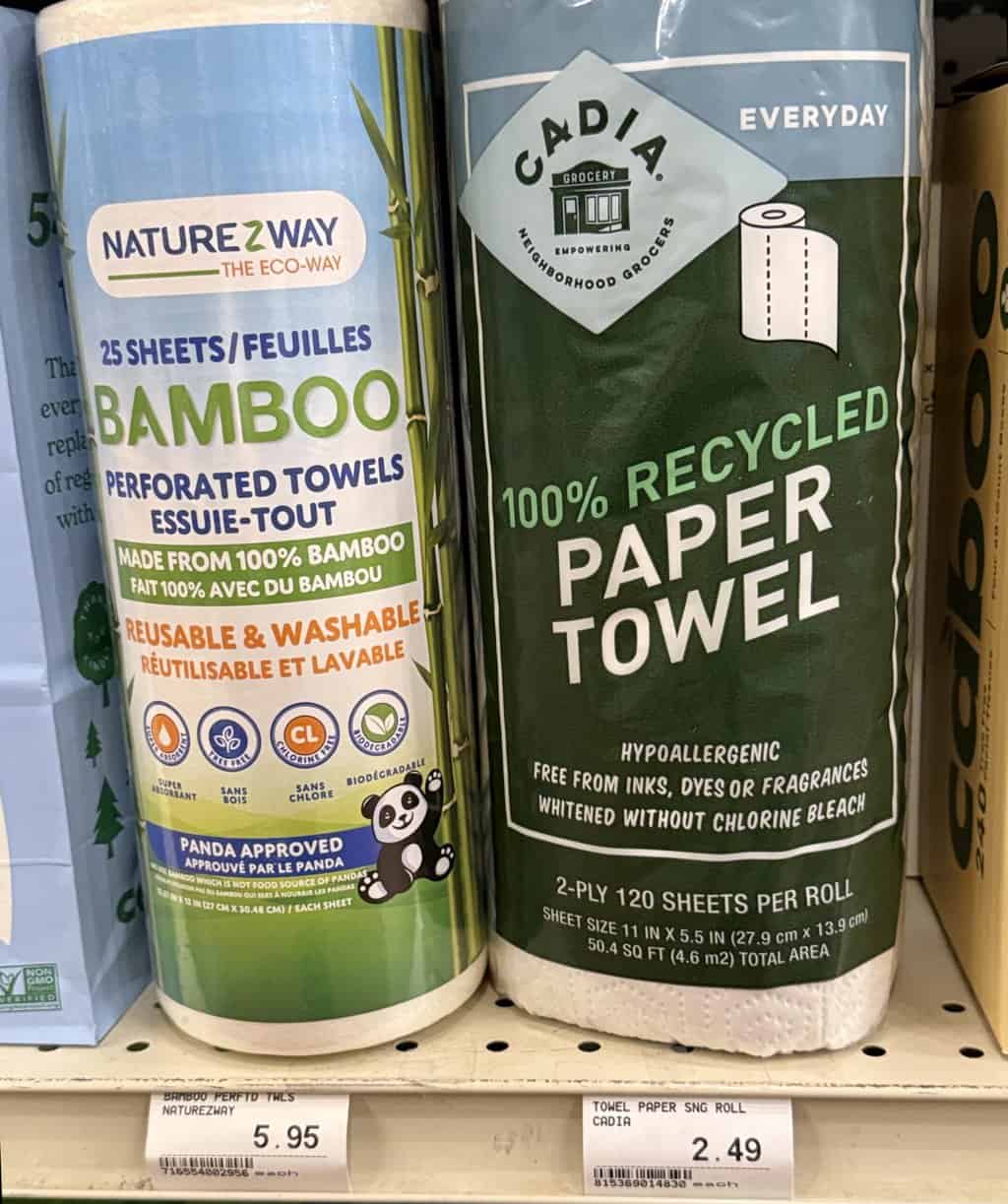 CADIA 100% Recycled Paper Towels - Yelm Food Coop