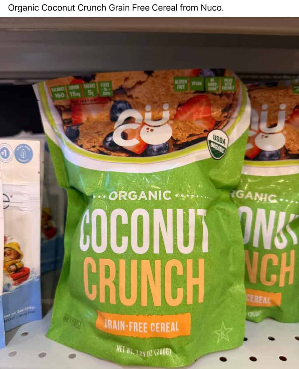 Nuco Coconut Crunch Cereal - Yelm Food Coop