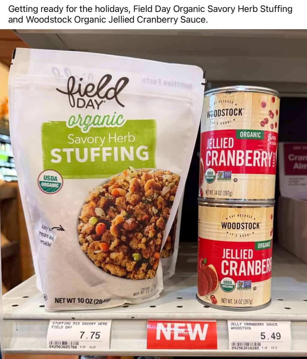 Thanksgiving fixin’s - Yelm Food Coop