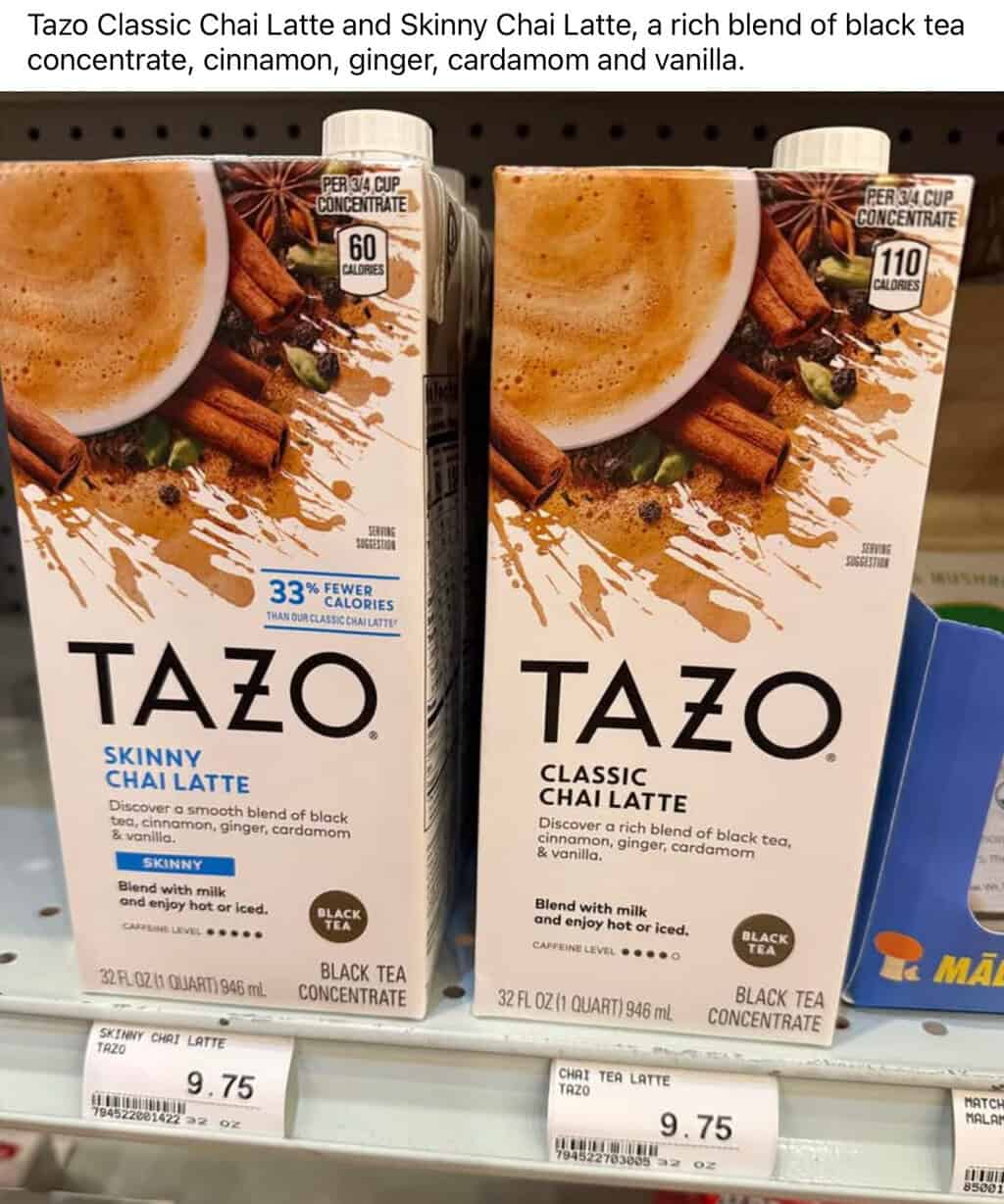 Tazo Chai Latte - Yelm Food Coop