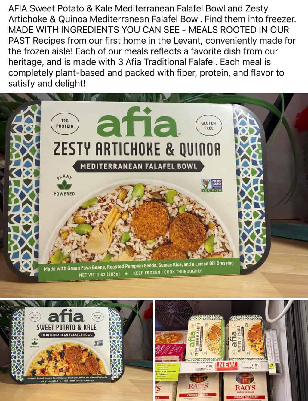 AFIA Falafel Bowls - Yelm Food Coop