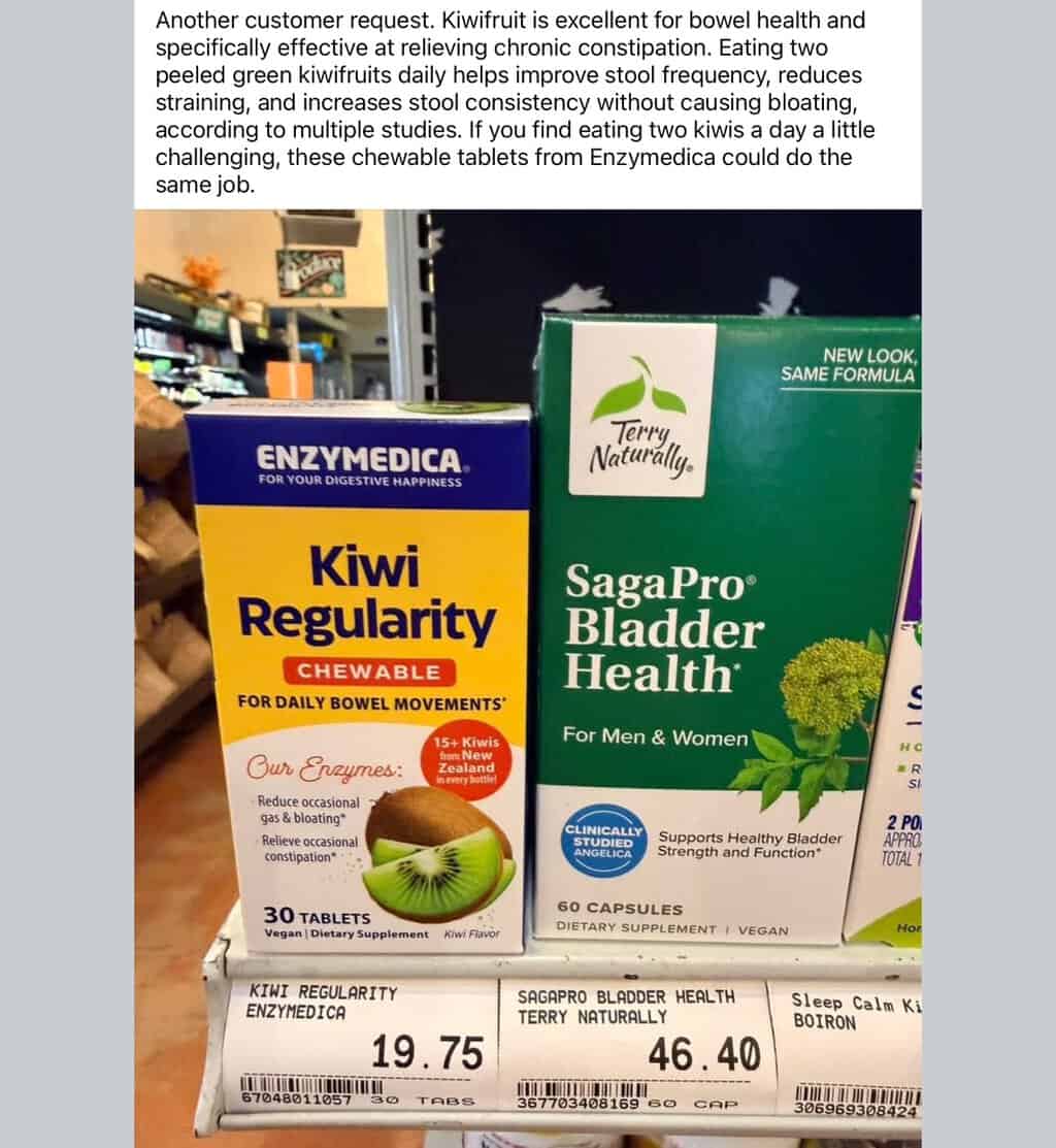 Kiwi Regularity - Yelm Food Coop